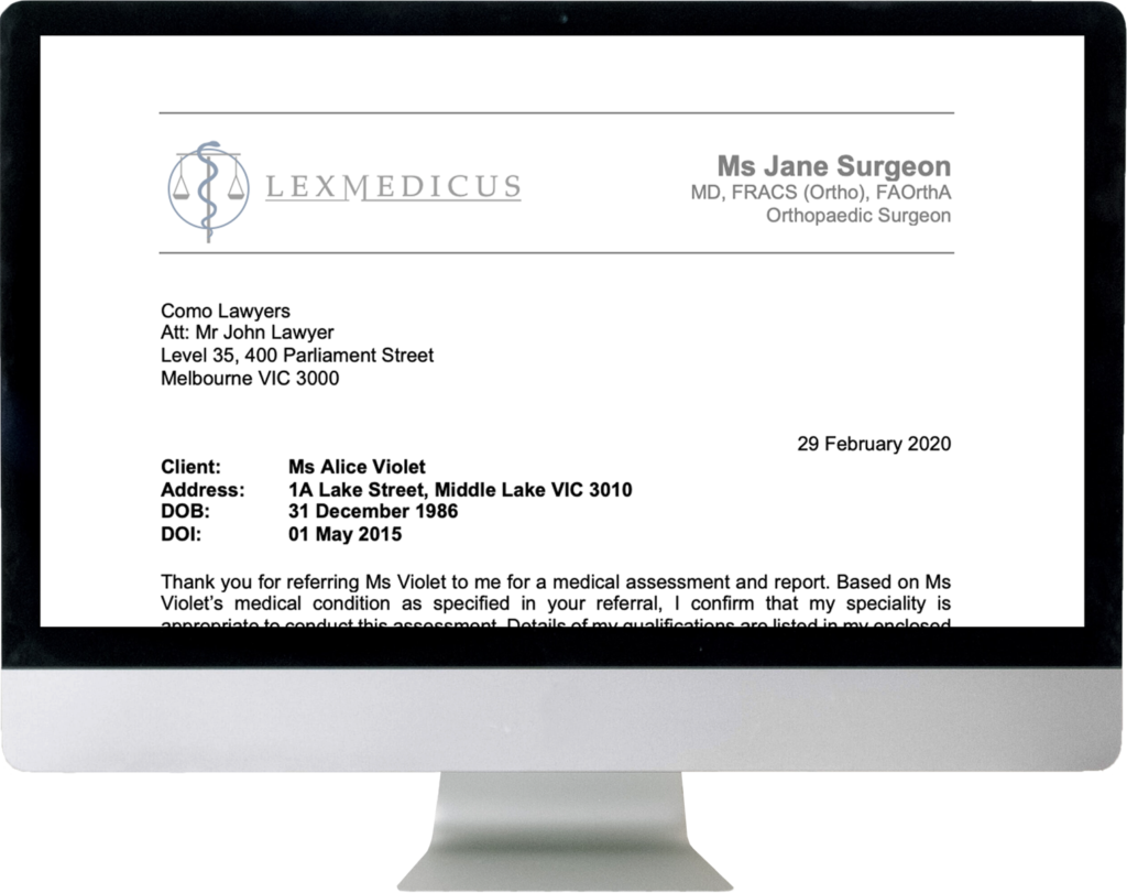 Highest Quality Medico-legal Reports - Lex Medicus