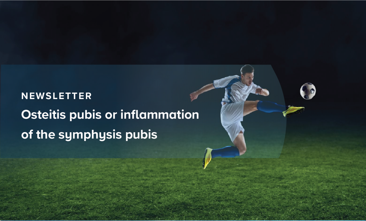 Osteitis pubis or inflammation of the symphysis pubis